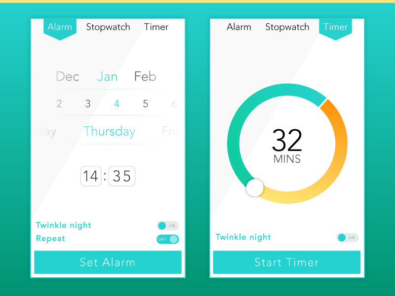 068 Date Picker Scroll by Kelsey Olson on Dribbble