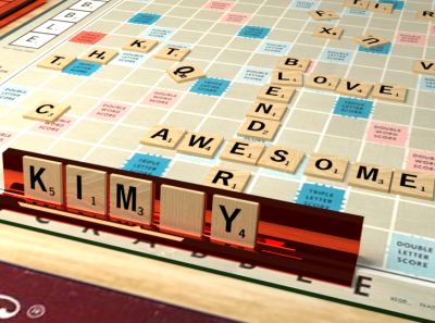 3D Scrabble by Kimmy Elardo on Dribbble