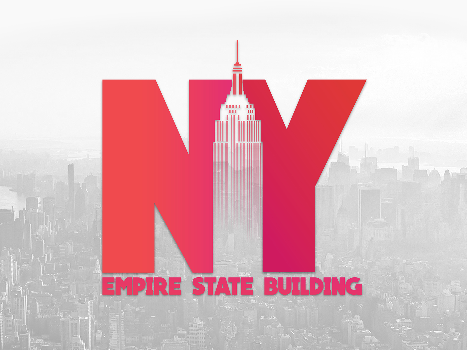 Empire State Building Icon Vector