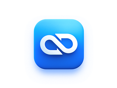 Infinity symbol-3d icon by WantLine on Dribbble