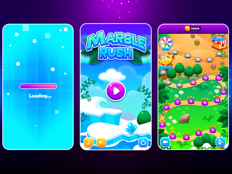 Loading Screen Designs Themes Templates And Downloadable Graphic Elements On Dribbble 