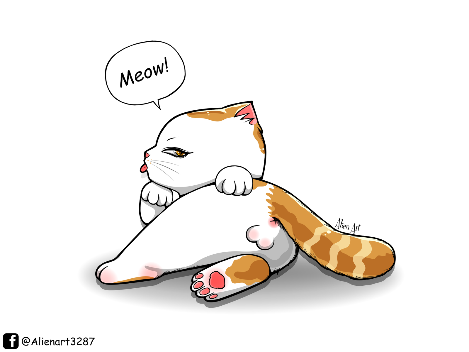 Haughty Cat by Alien3287 on Dribbble