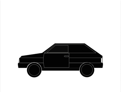 Eight, Lada, Zhiguli, car by Natalya Fomina on Dribbble