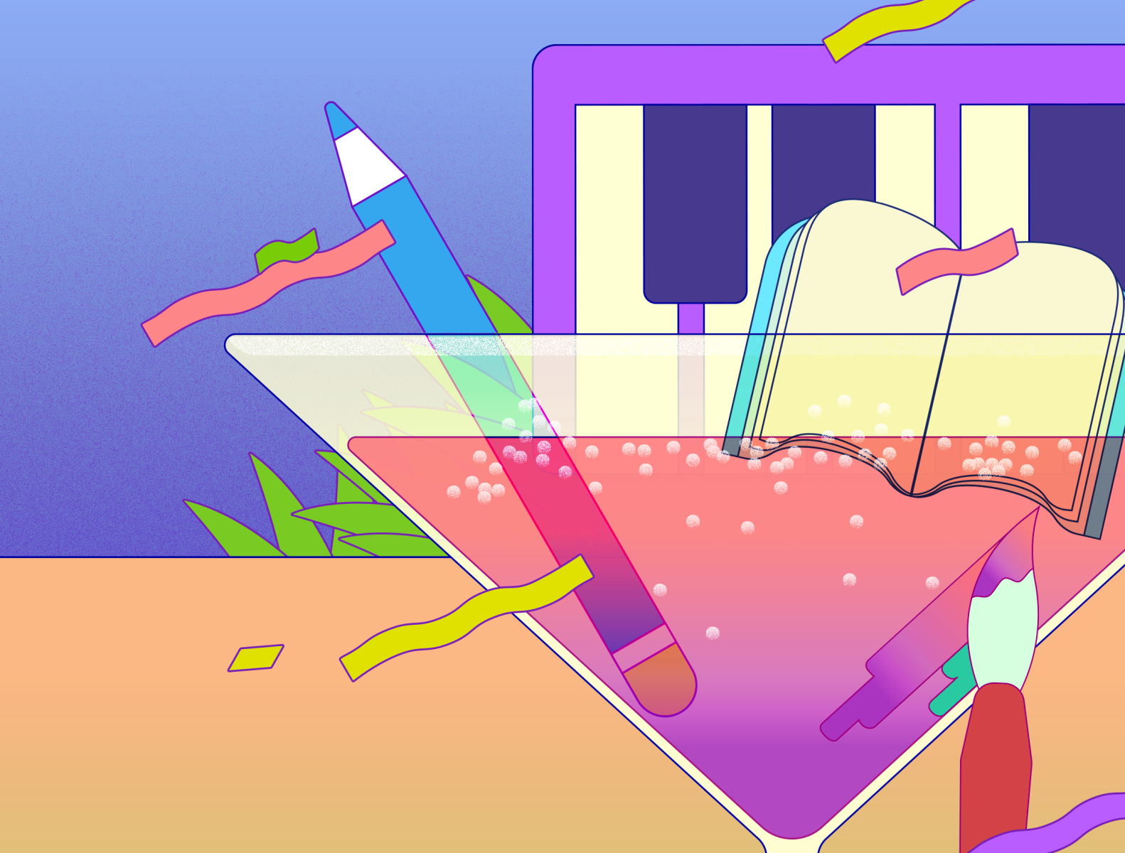 hobby party by Onasup on Dribbble