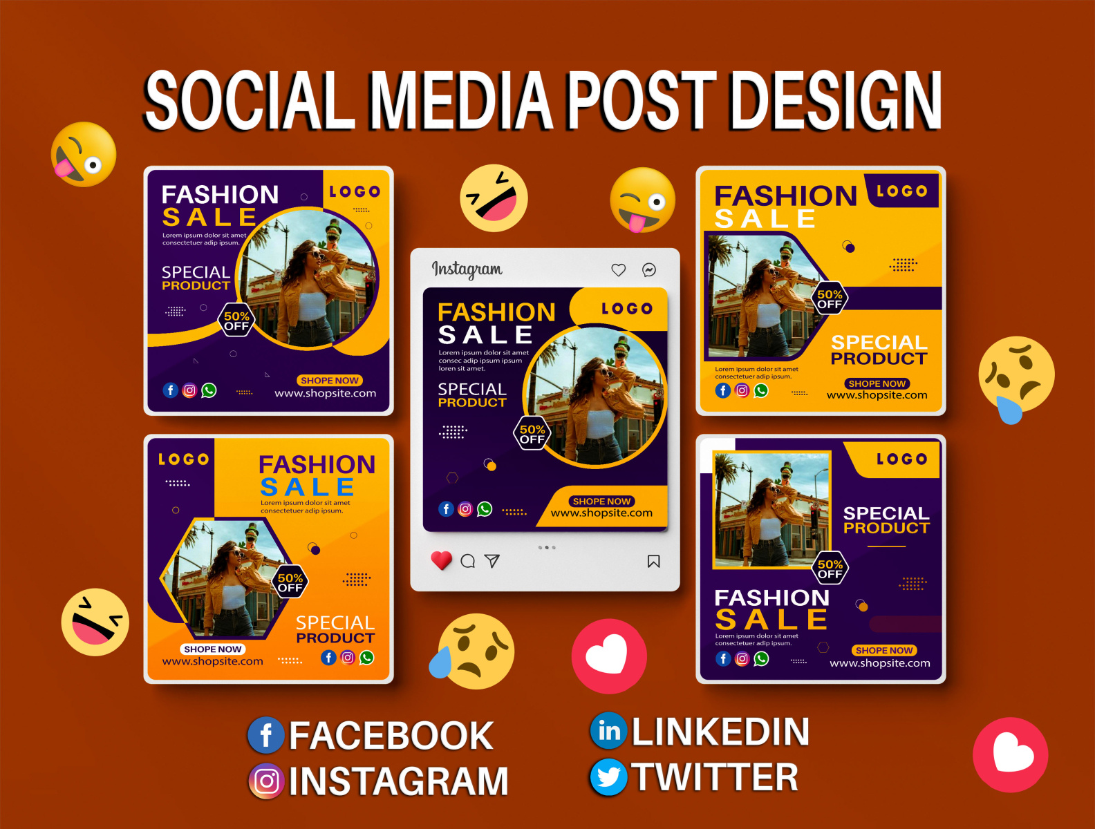 Social Media Post Design by Ashraful Islam on Dribbble