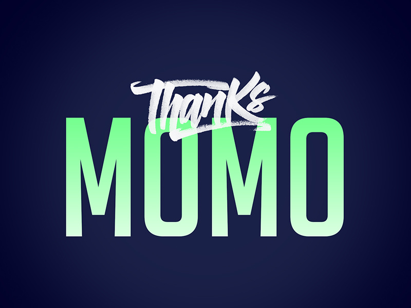 Thanks Momo by Sebastian Flores on Dribbble