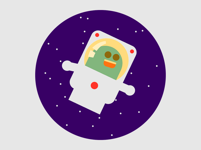 Spaceman by Animade on Dribbble