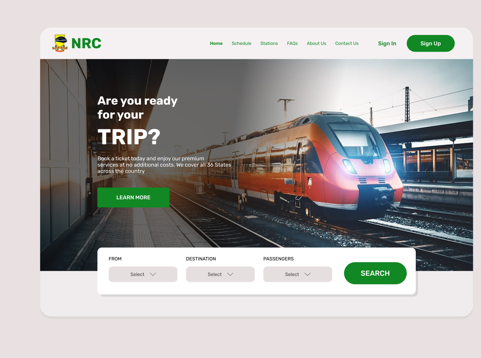 NRC Hero Section Redesign by Victory Ogheneruemu on Dribbble
