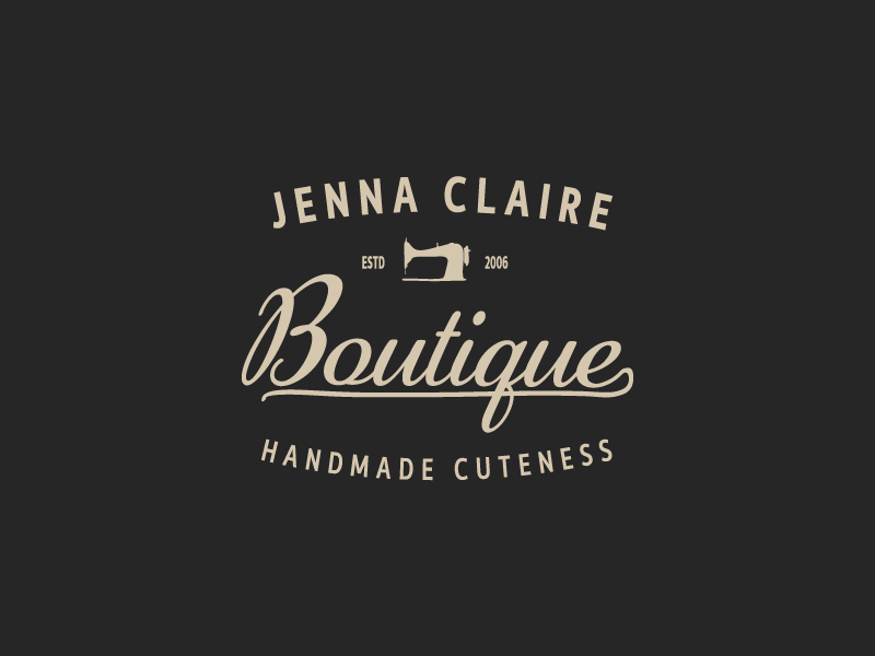 Boutique Word Mark by Ryan Sterling on Dribbble
