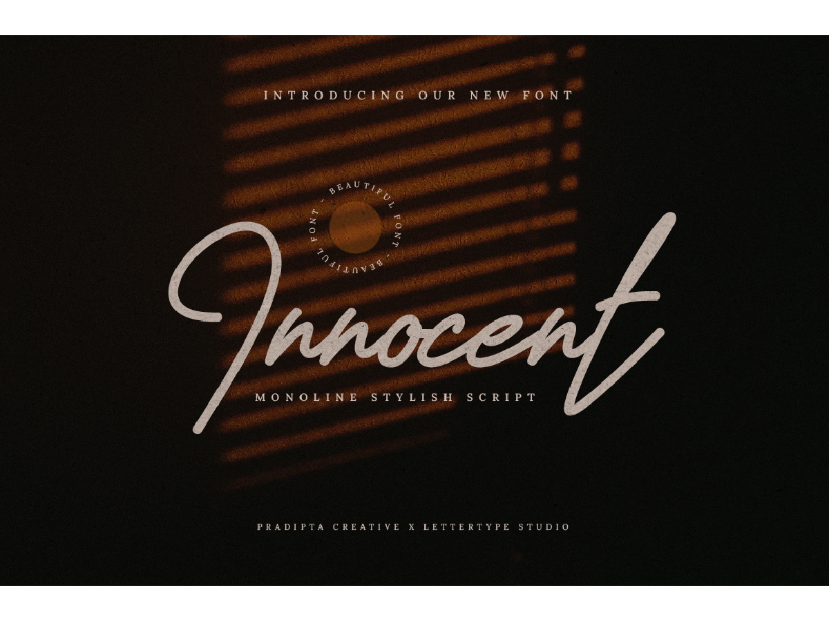 Innocent Script by Lettertype Studio on Dribbble