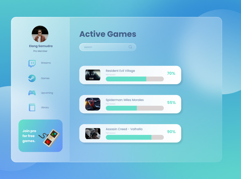 Glass Design by Elang Samudra on Dribbble