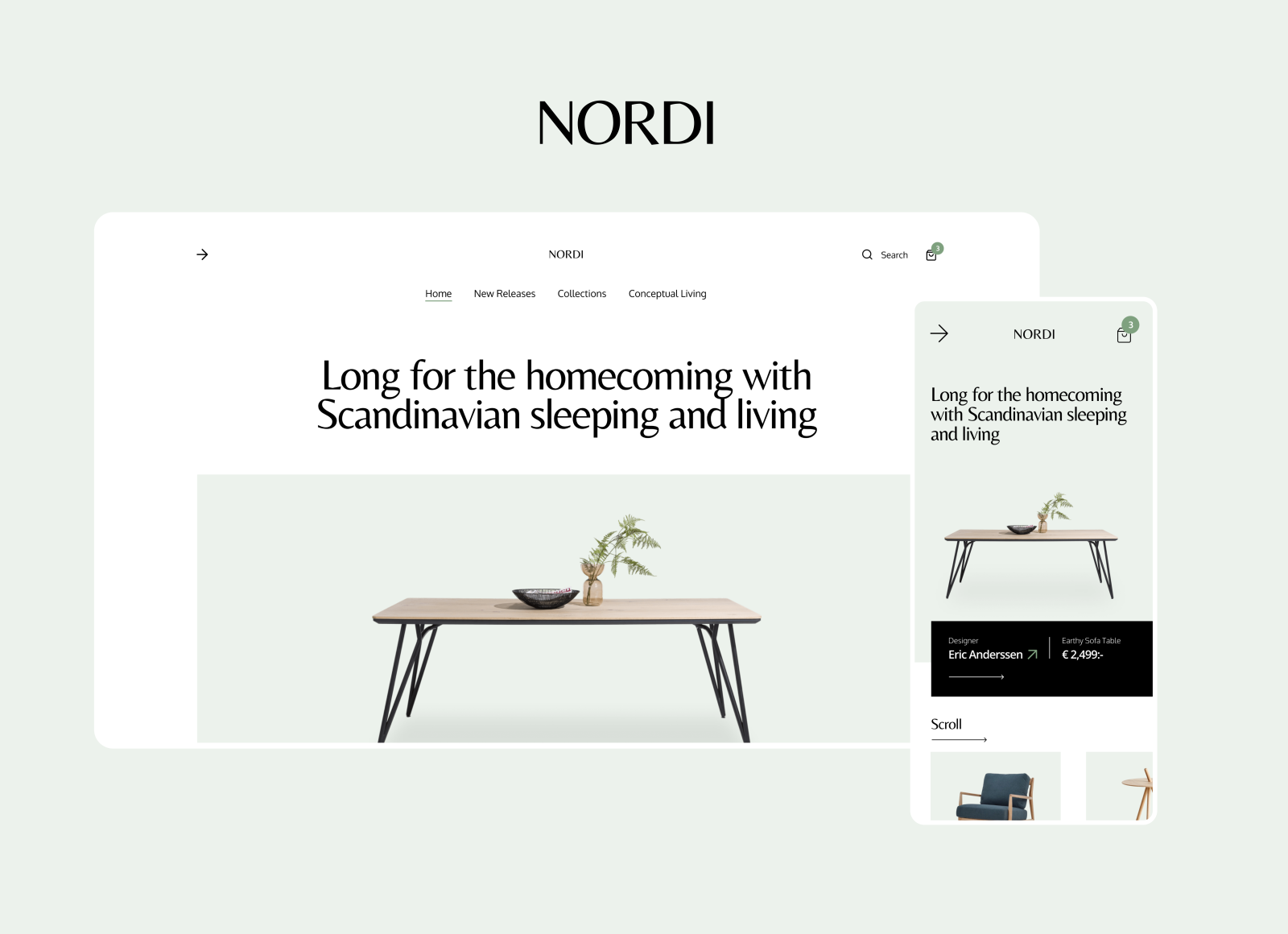 NORDI - Scandinavian Designer Furniture Collections by Marcus Sahlin on ...