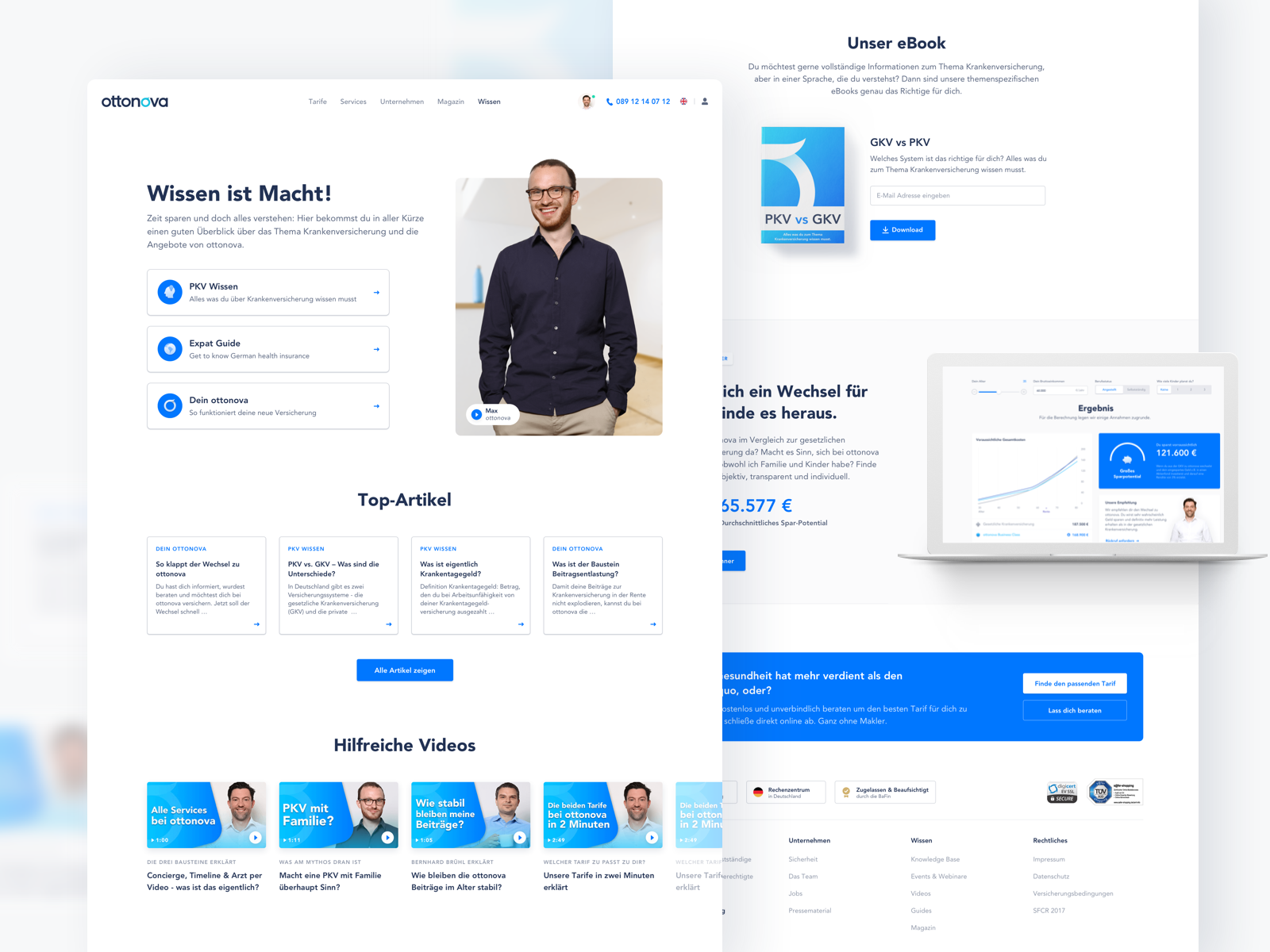 ottonova Knowledge Base by Flo Steinle for ottonova on Dribbble