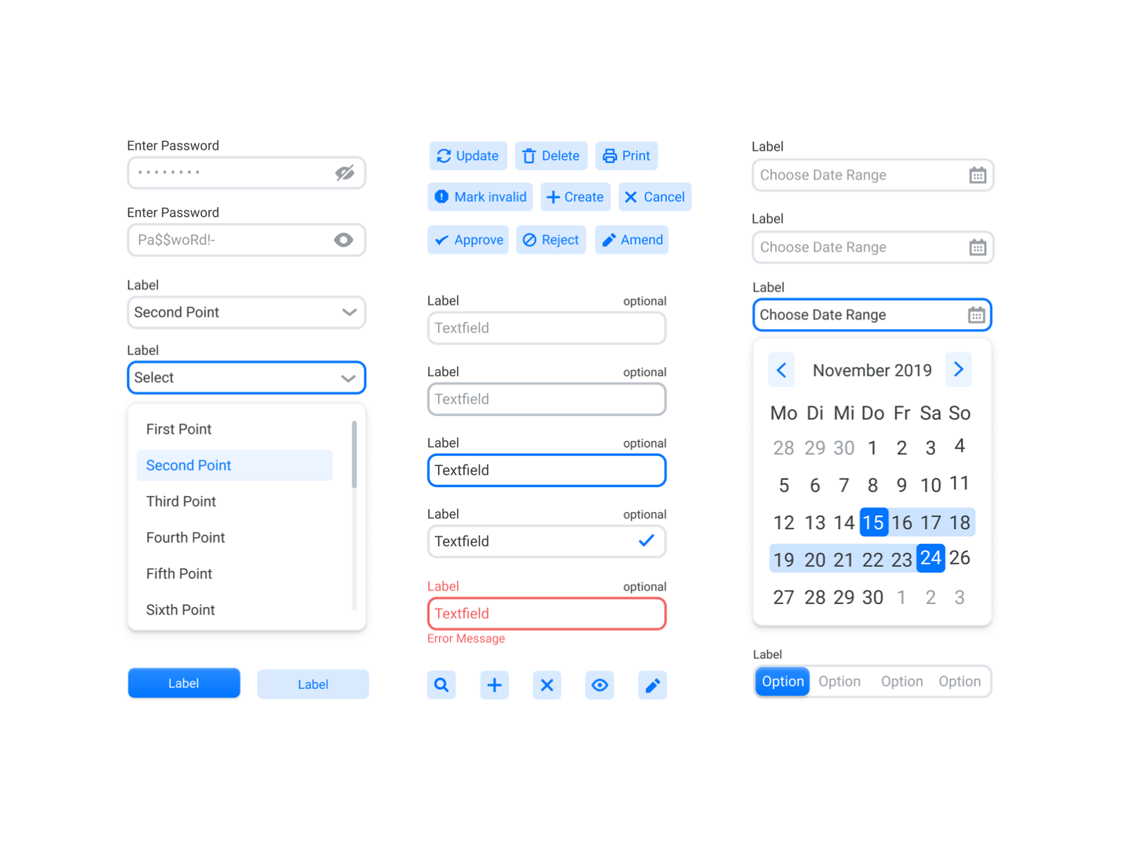 UI Components (WIP) by Flo Steinle on Dribbble