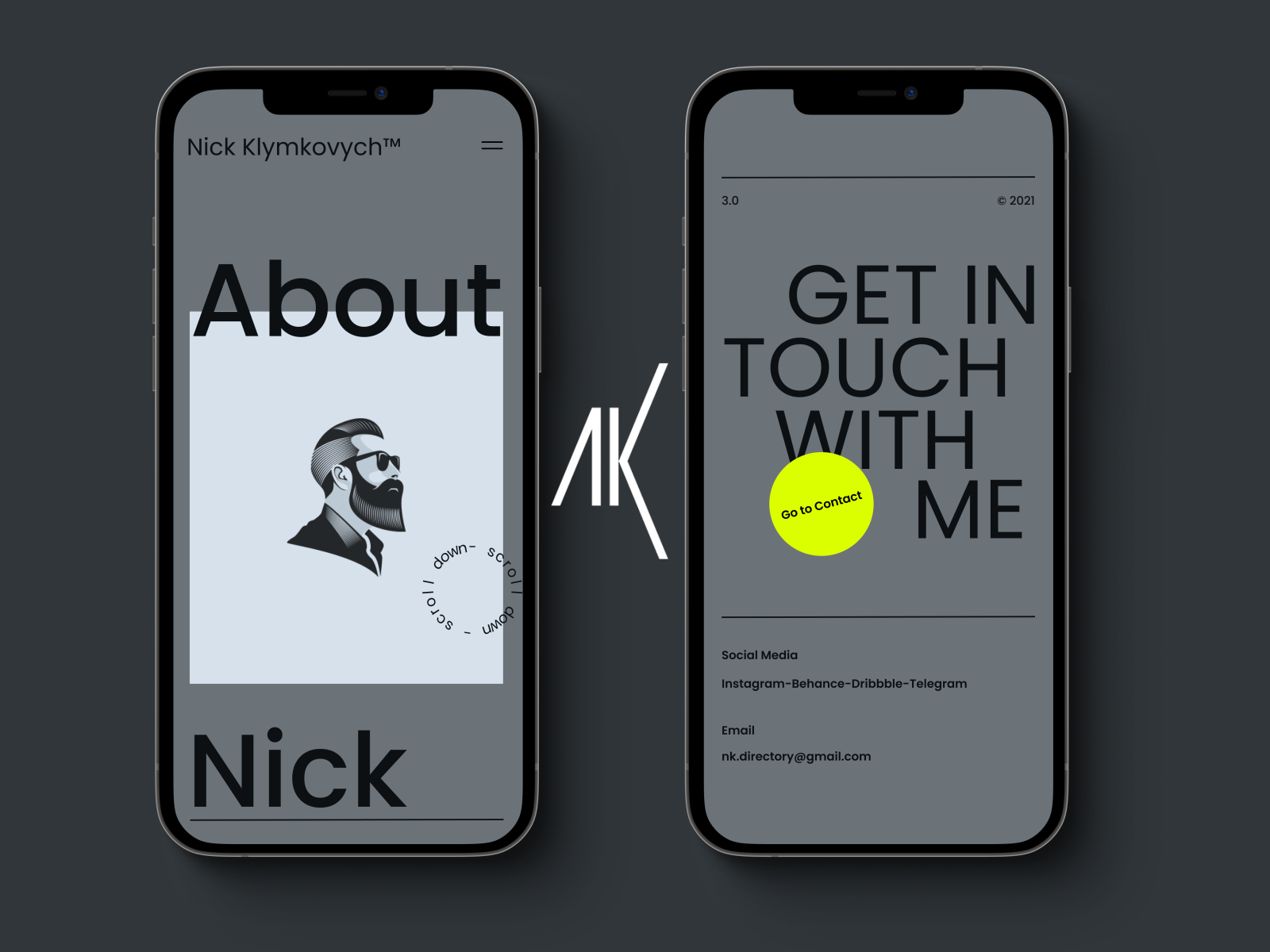 Concept Portfolio 2021 by Nick Klymkovych on Dribbble