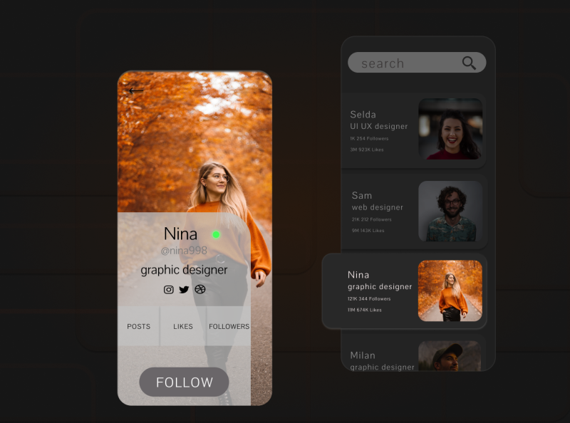 Mobile App Design by asli on Dribbble