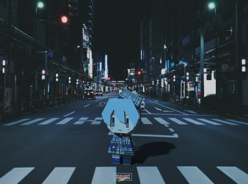 Hoshimachi Suisei 3D Cardboard Model by Dhimas Ilya'sa Swandy on Dribbble