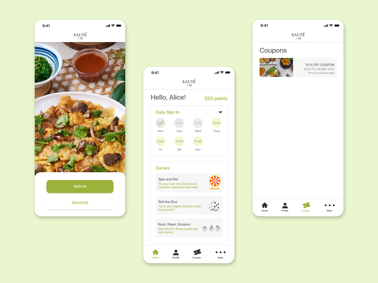 Food Coupon App by Aira Alejandro on Dribbble