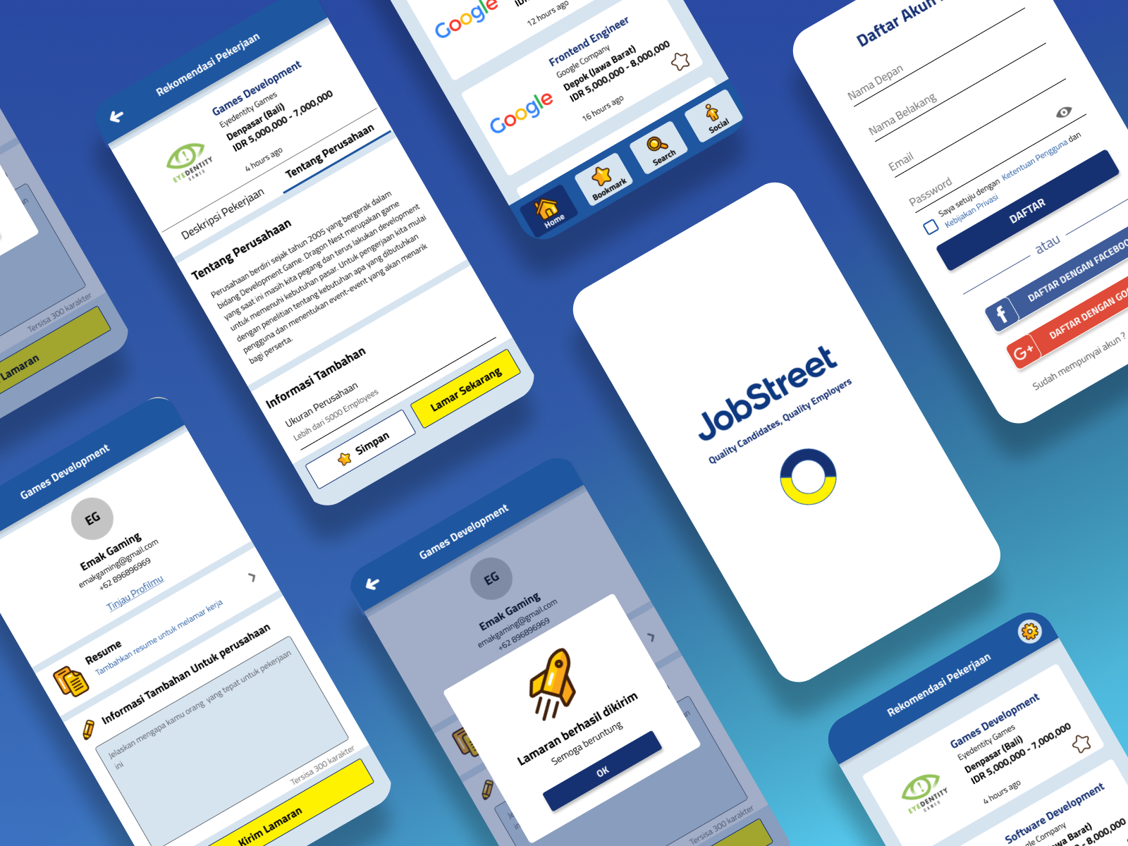 JobStreet App Redesign by I Gede Bagus Prasetyawan on Dribbble