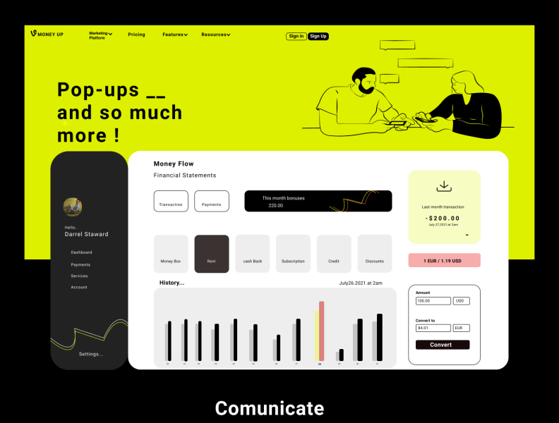 Dashboard by Hamza Iqbal on Dribbble