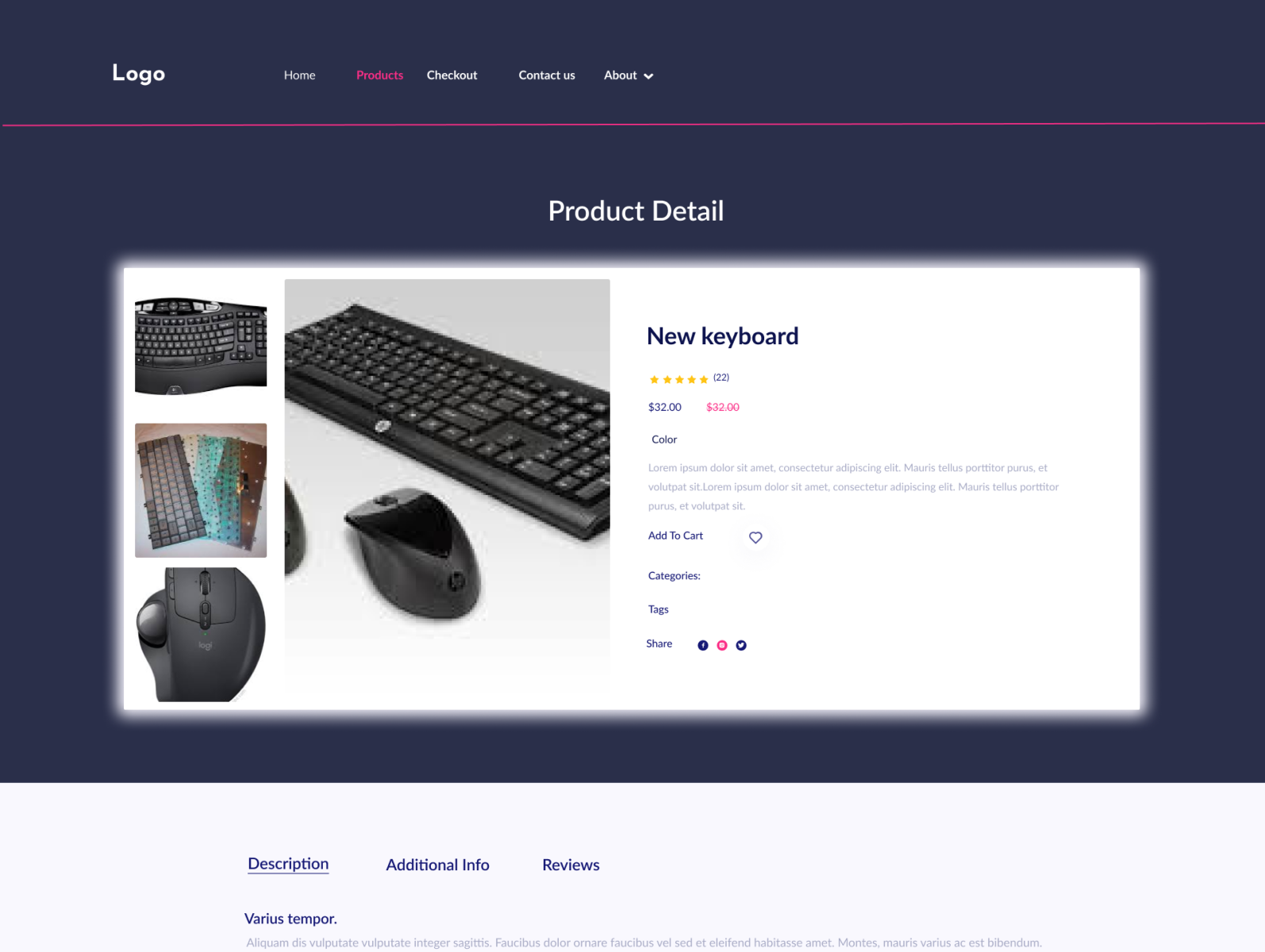 Computer Store Website : Product Page-2 by Hamza Iqbal on Dribbble