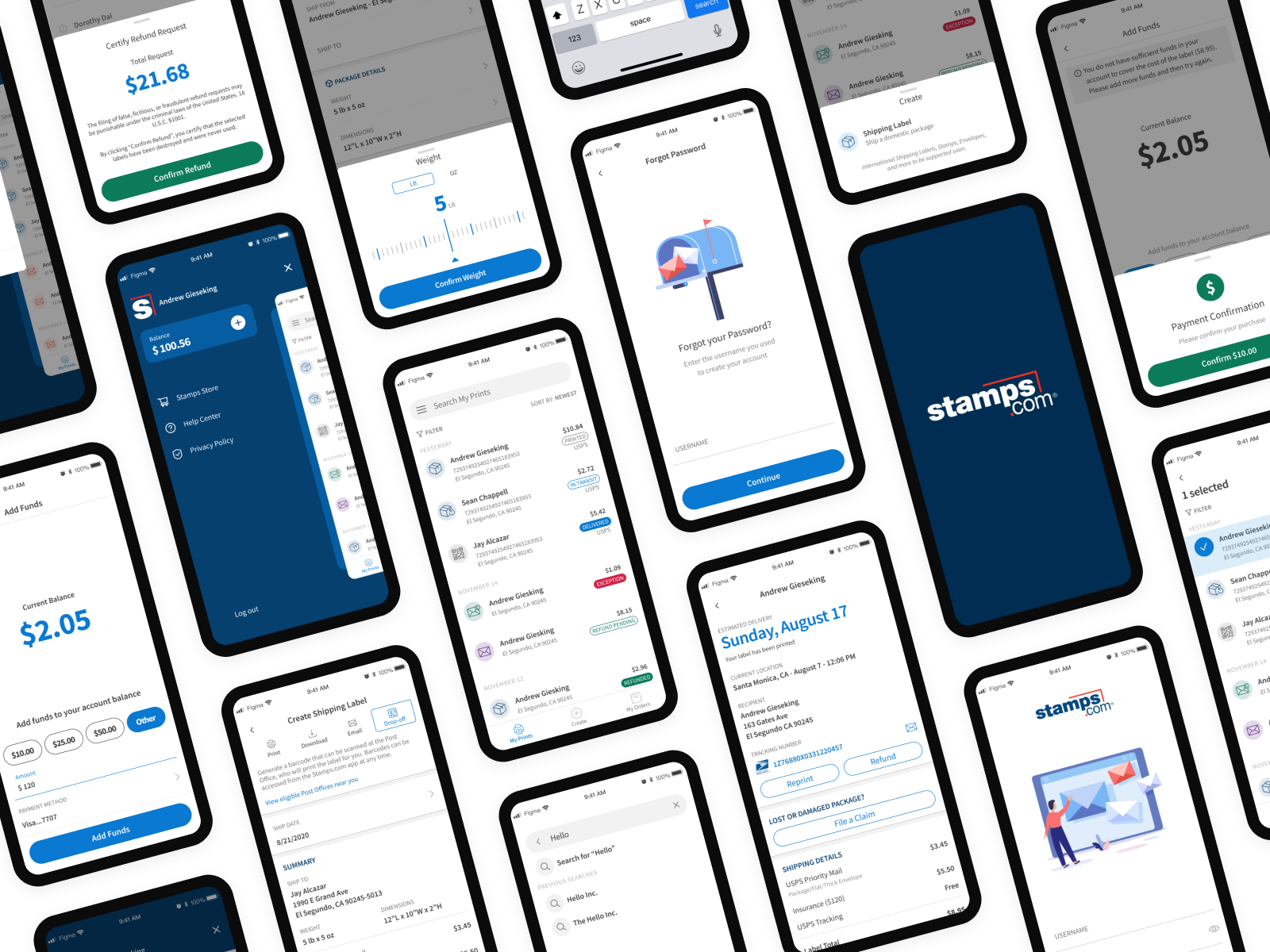 Postal Service App by Mariia on Dribbble