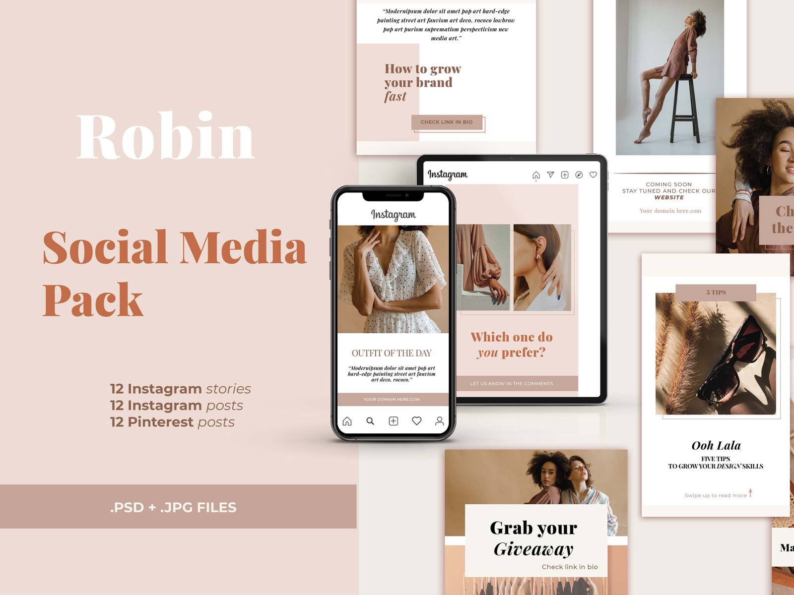 Social Media Pack - Robin by Robin on Dribbble