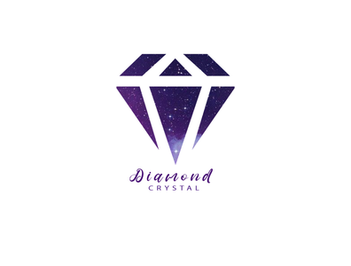 A feminine/flat logo of Diamond by designhub12 on Dribbble