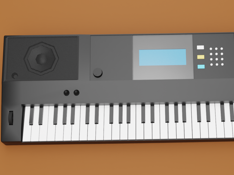 MUSICAL KEYBOARD... 3D MODEL CREATED IN BLENDER. by daniel devapriyan ...