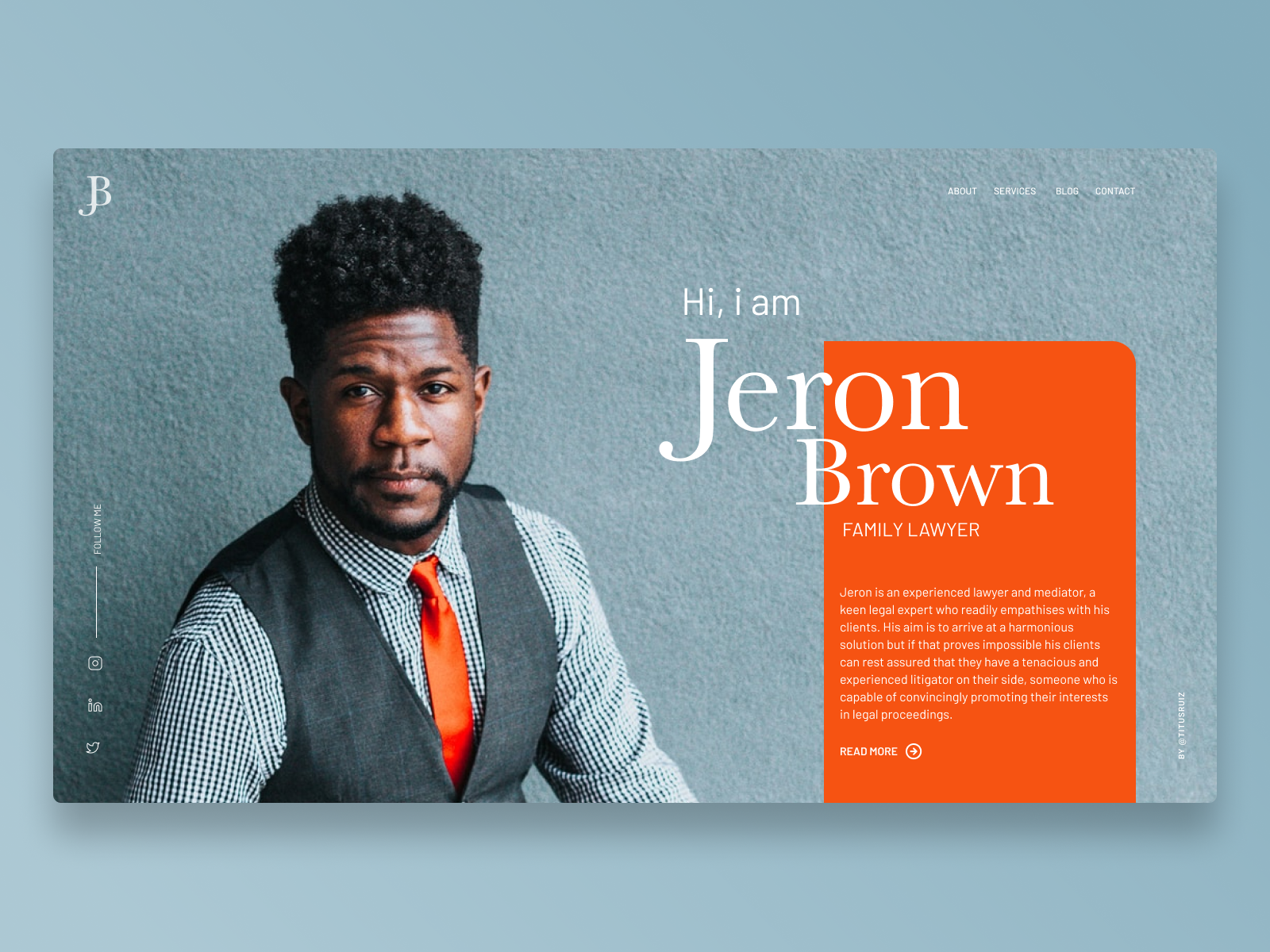 Jeron Brown UI by Titus Ruiz on Dribbble