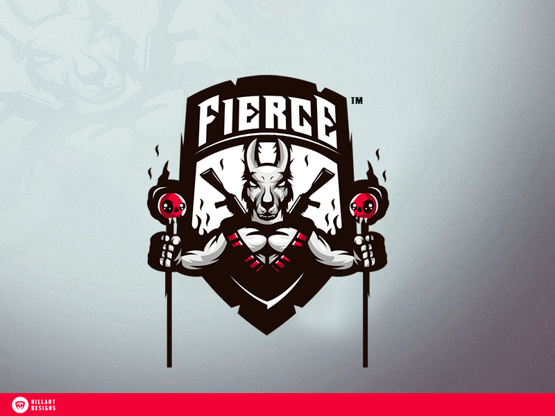 Fierce Gaming logo by Hillart on Dribbble