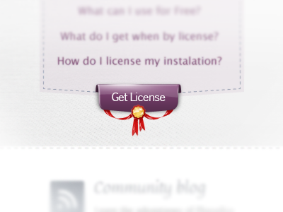 Get License Button by Svetoslav Todev on Dribbble