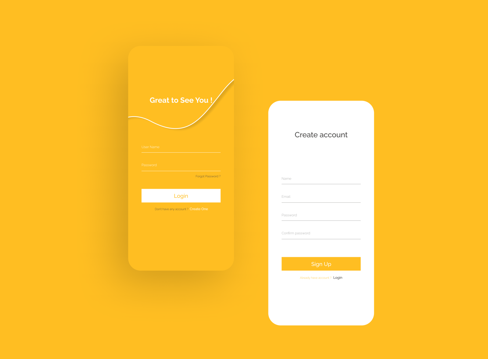 Sign in UI concept 1 by Sree Raj on Dribbble