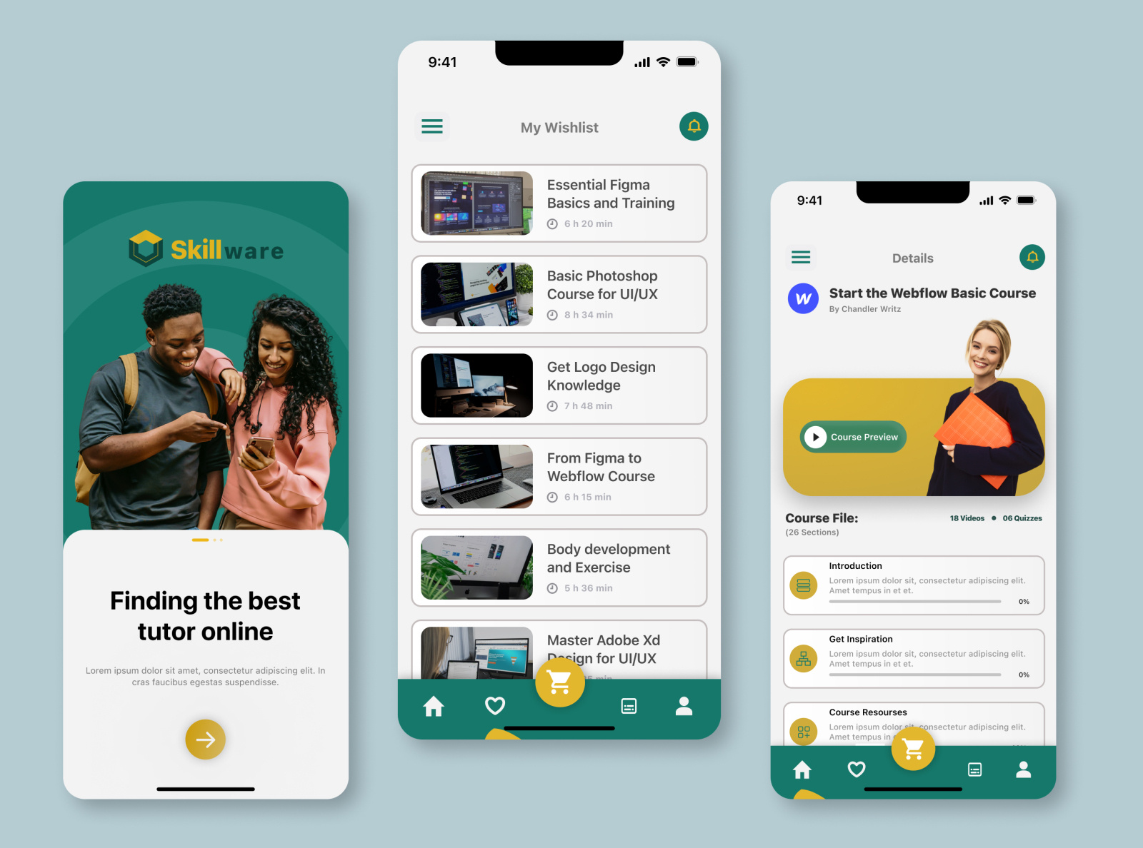 E-learning App Design Concept by Farhan Ikram on Dribbble
