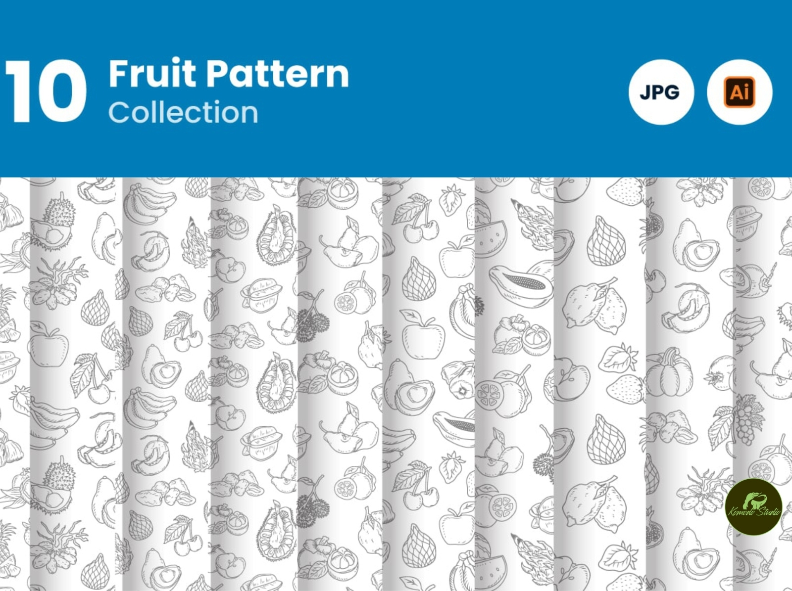 Fruit Pattern by ismadi on Dribbble