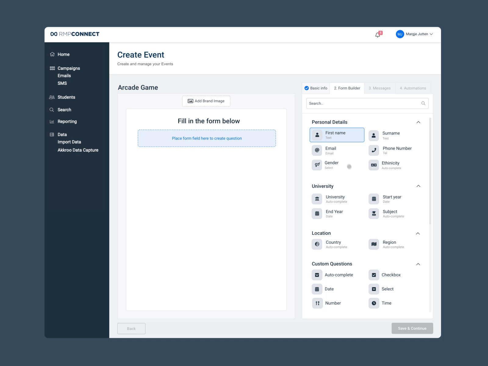 Event Form Builder by Fatawu I Bukari on Dribbble