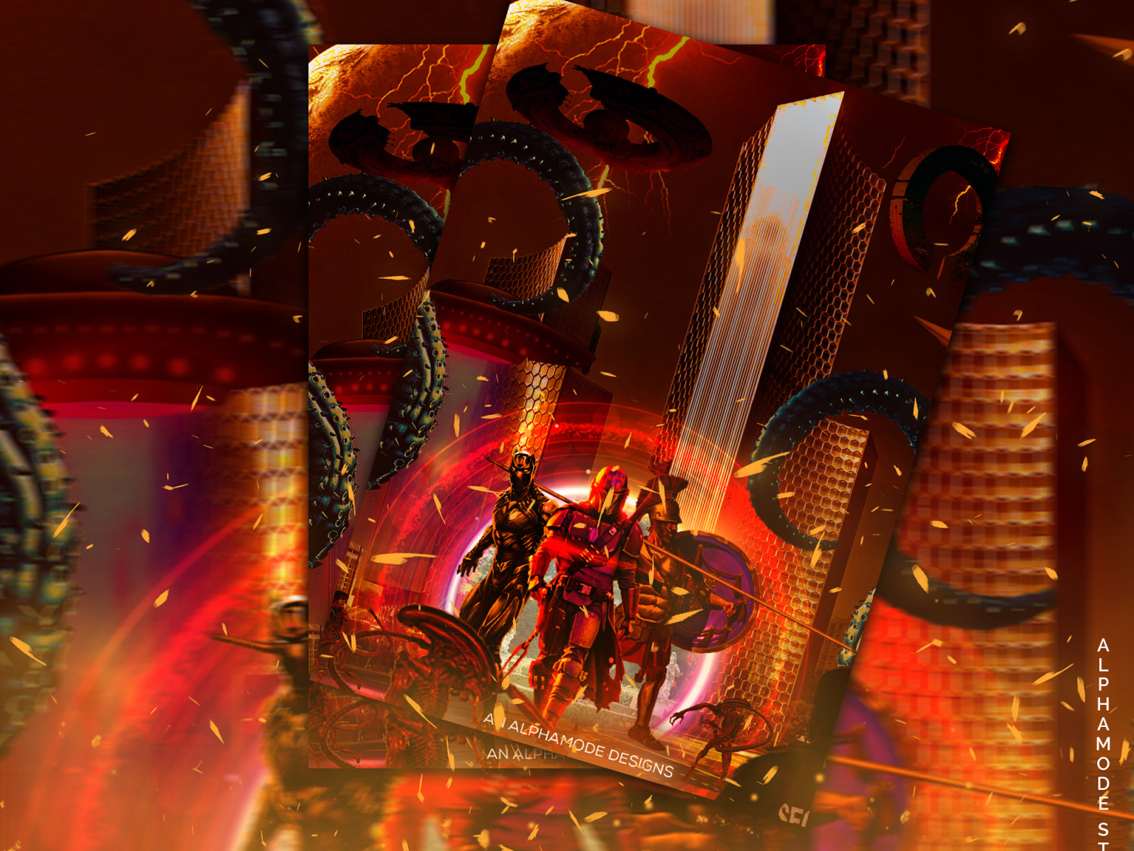 Alien Invasion Poster by Adeola Adebola on Dribbble