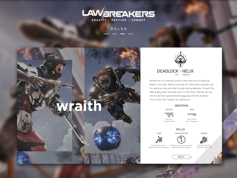 Wraith Role Card by Yannick on Dribbble