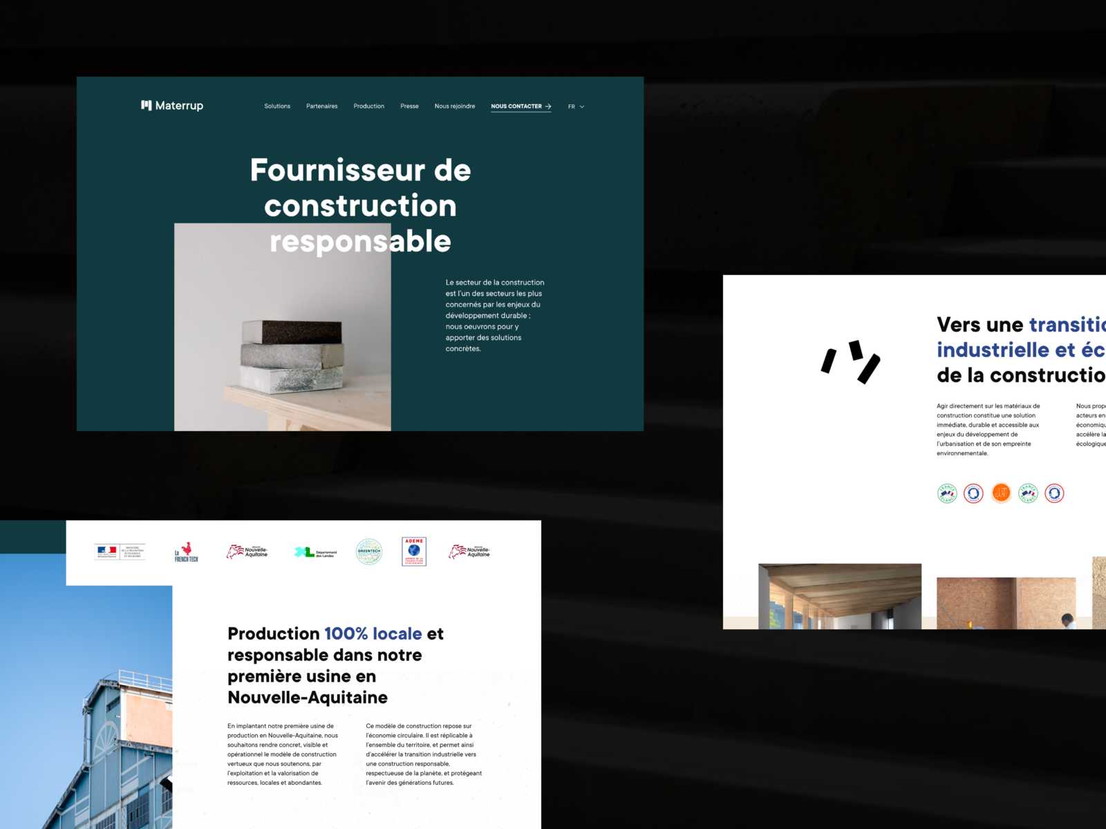 Materrup — Website by Margaux Tellier for Clint Agency on Dribbble