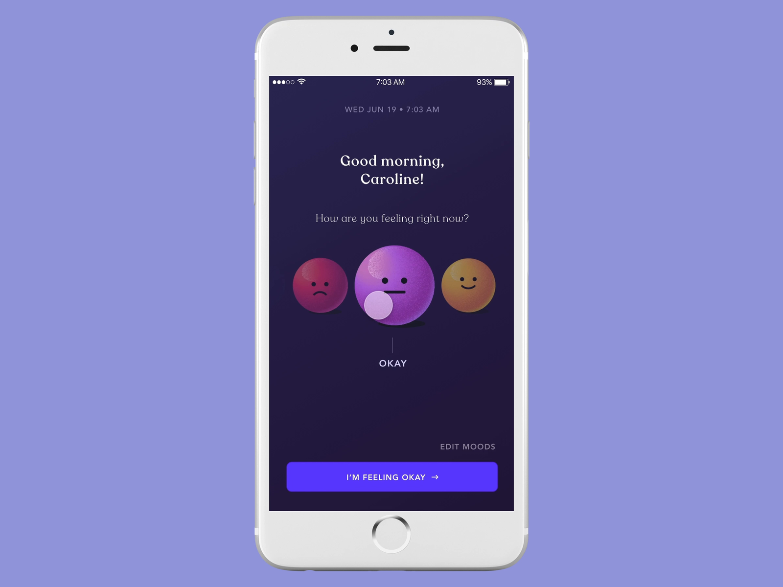 Marbles App: Edit and Add Moods by Nat Cooper on Dribbble