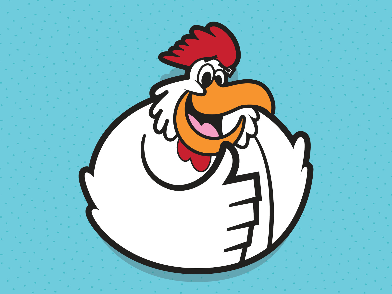 rooster by Chuck Robertson on Dribbble