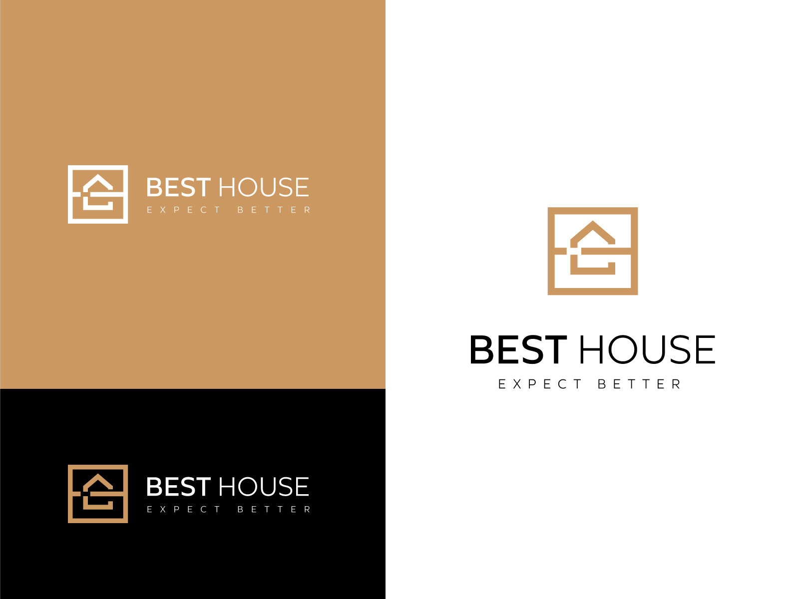 Best House logo concept | Real Estate Logo by azgraphicstore on Dribbble