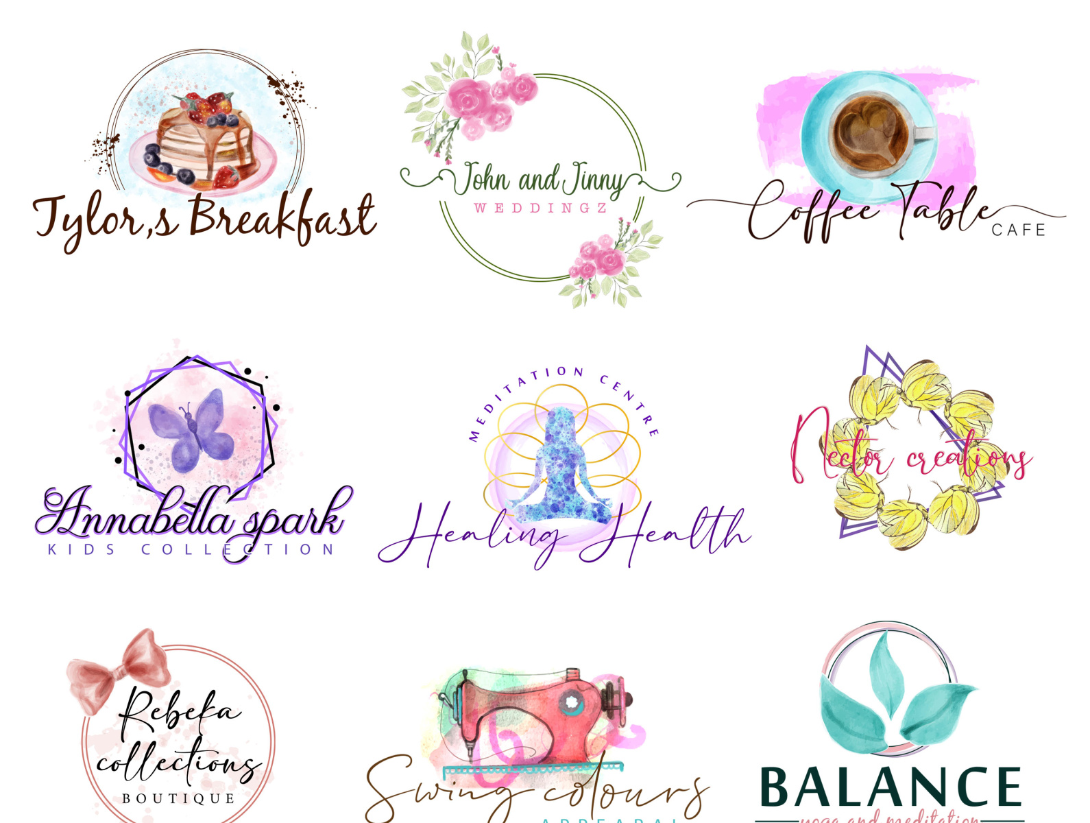 Custom logo designs for your brand by Rupali on Dribbble