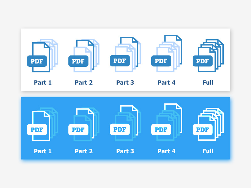 PDF icon by Leonid Tsvetkov on Dribbble
