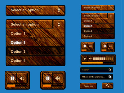 The Wooden Mac UI Pack by Andy Quick on Dribbble
