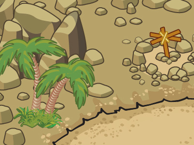 Tower Defence - Desert Elements closeup by Andy Quick on Dribbble