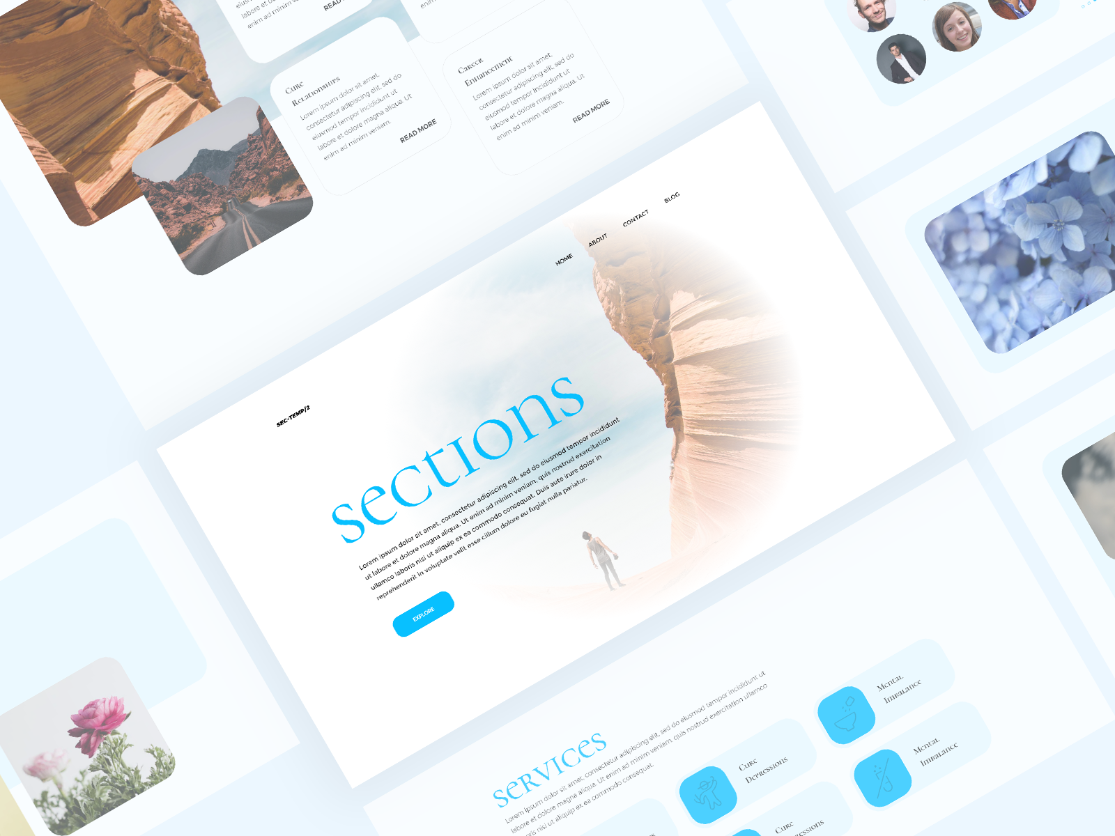 Elementor Section Blocks #2 by Mohit Paancchal on Dribbble