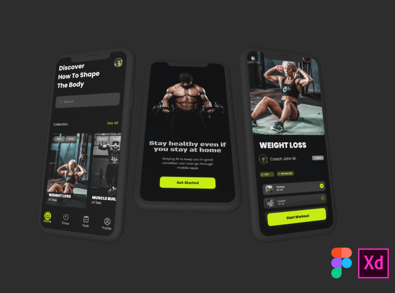 Gym App Design Uiux By Md Solayman Hossain On Dribbble 