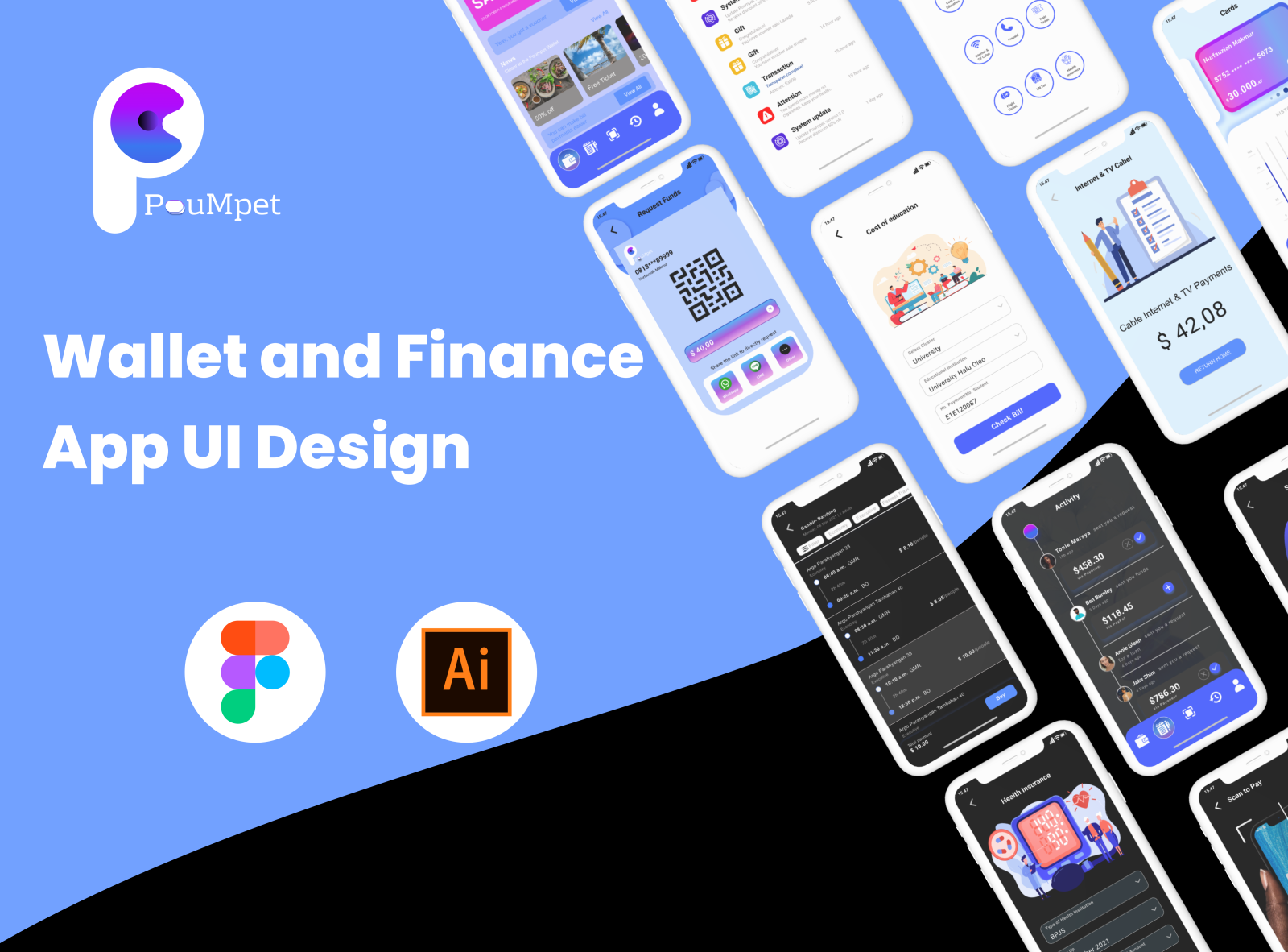 Wallet and Finance App UI Design by NURFAUZIAH MAKMUR on Dribbble