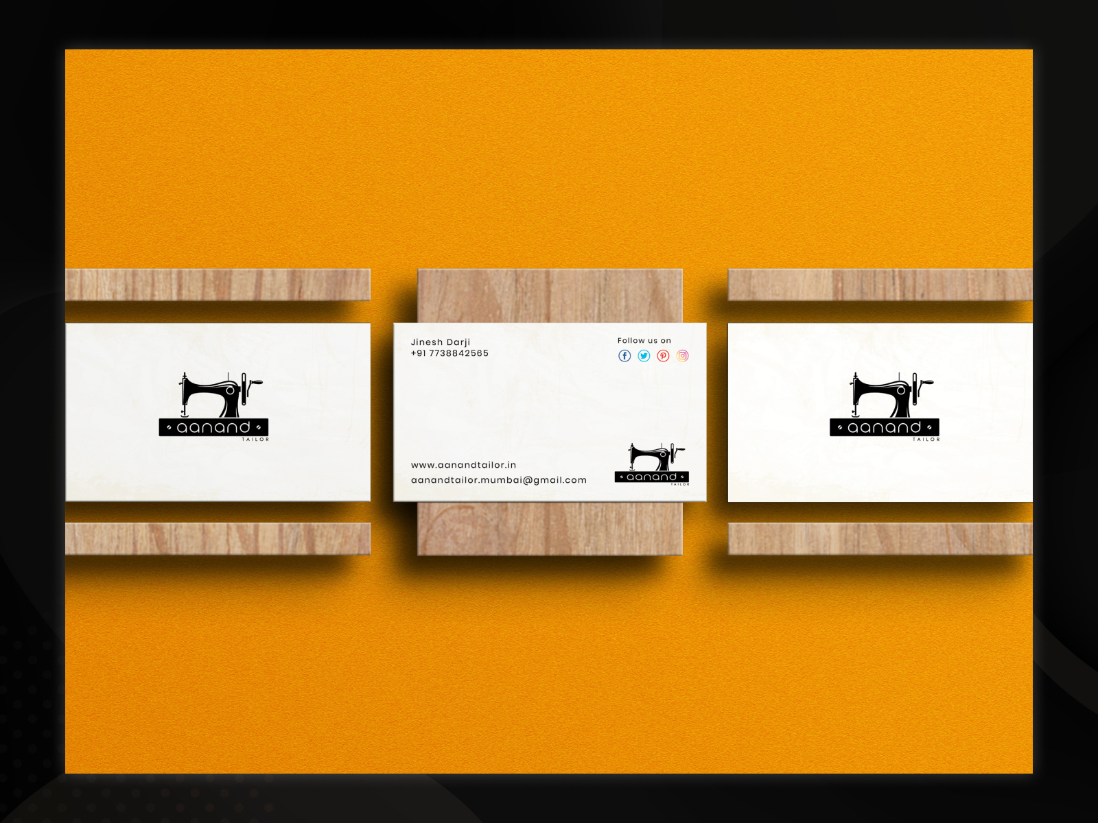 Business Card by Akshay Makwana on Dribbble